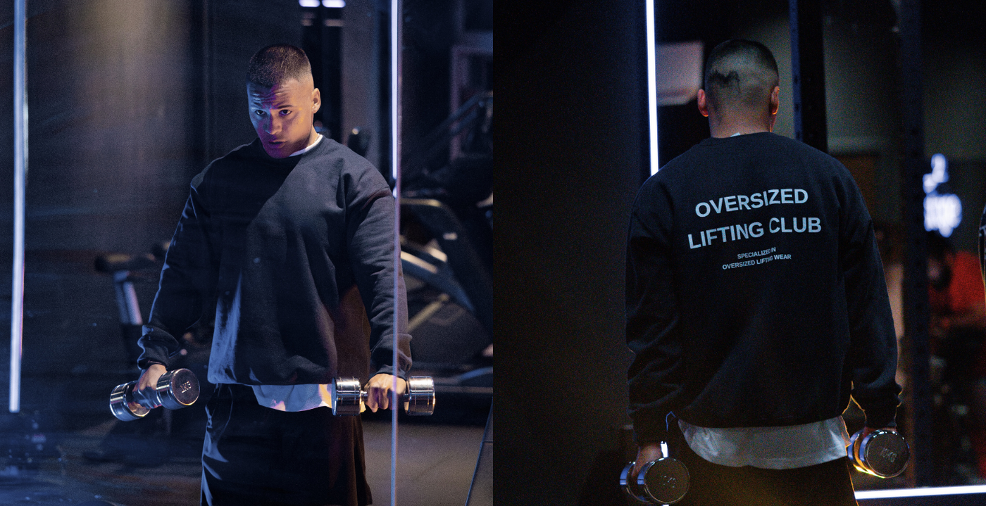 OVERSIZED LIFTING CLUB - Specialized in Oversized Gym Wear
